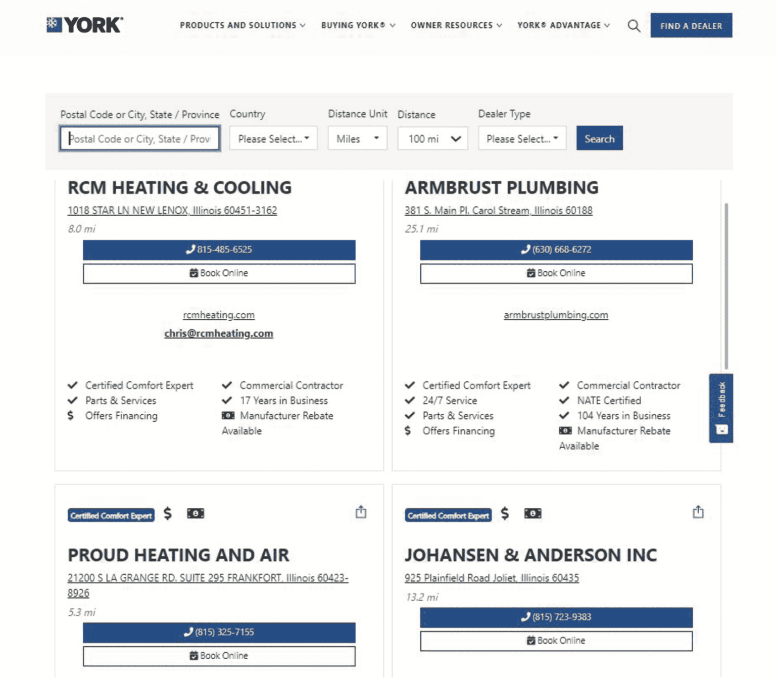 Dealer Locator | Century HVAC Distributing